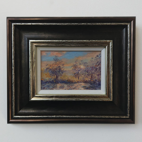 'Glimmer' - Original Painting of Aboyne Loch - The Butterworth Gallery