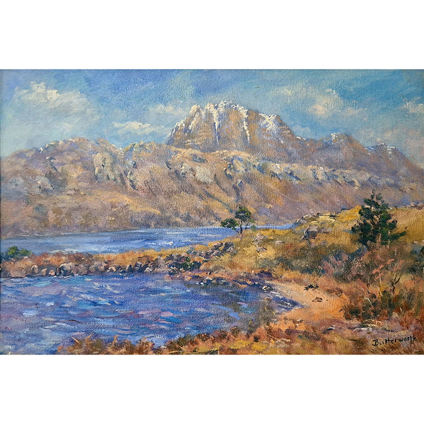 'Loch Maree and Slioch' - Original Painting - The Butterworth Gallery