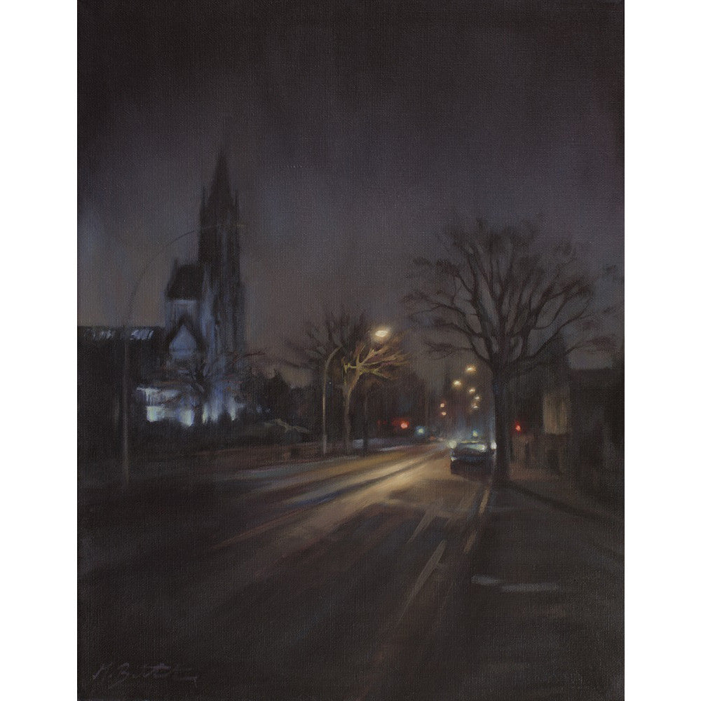 'Nightshade' - Fine Art Print of Aberdeen City - The Butterworth Gallery